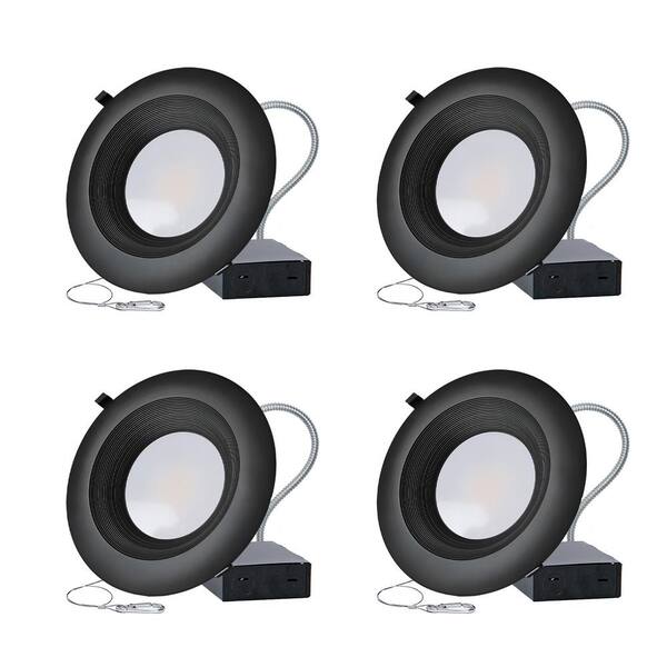 RUN BISON 4-PACK 8 in. CCT and Wattage Selectable New Construction or ...