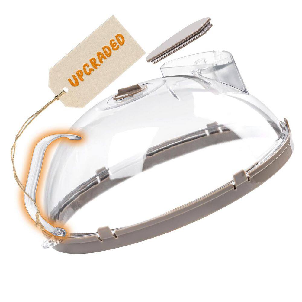 Polyethylene Microwave Splatter Cover 1 Piece 10 Cup Clear ...