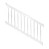 Weatherables Vanderbilt 3.5 ft. H x 8 ft. W White Vinyl Stair Railing ...