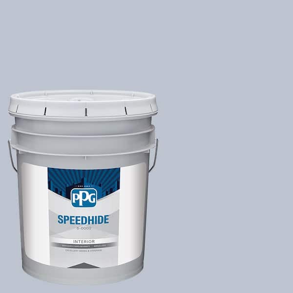 SPEEDHIDE 5 gal. Blue Dolphin PPG1041-4 Ultra Flat Interior Paint ...