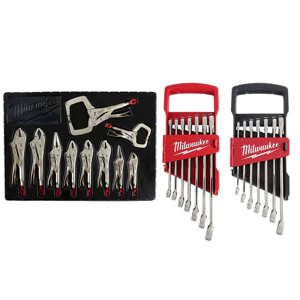 Milwaukee Torque Lock Locking Pliers Kit with Combination Metric and ...