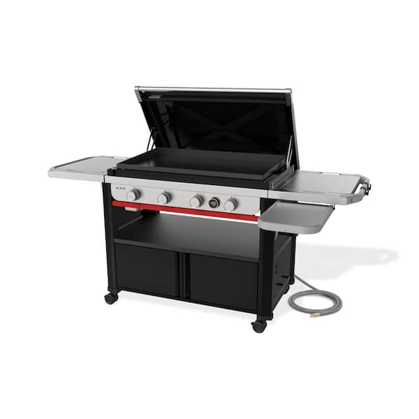 Weber Slate Griddle 4-Burner Natural Gas 36 in. Rust-Resistant Flat Top ...