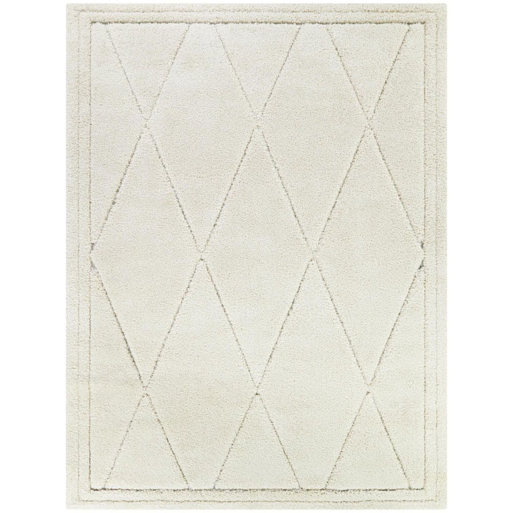 BALTA Cohn Cream 7 ft. 10 in. x 10 ft. Diamond Area Rug 3100139 - The ...