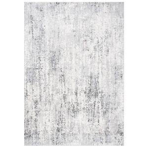 SAFAVIEH Lagoon Gray/Blue 5 ft. x 8 ft. Abstract Marble Area Rug ...
