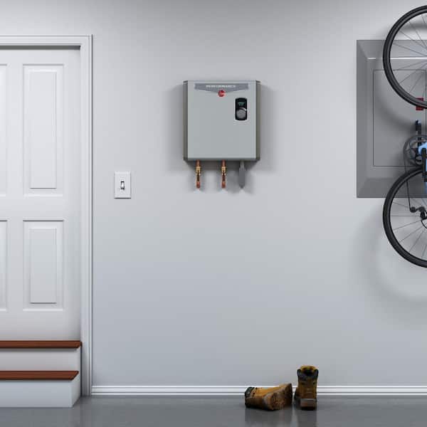 Rheem Performance 27 kW 5.27 GPM 240-Volt Self-Modulating Electric ...