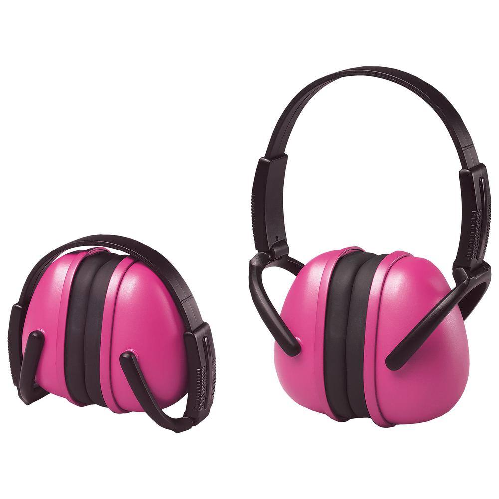 ERB 239 Foldable Ear Muff NRR 23 dB in Pink 14242 - The Home Depot