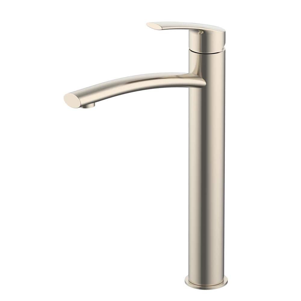 Glacier Bay Lynstone Single Handle Vessel Sink Faucet with Pop-Up Drain ...