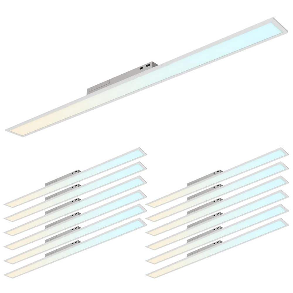 LUXRITE 6 x 6 ft. Integrated LED Recessed Backlit Panel 40W/50W/60W ...