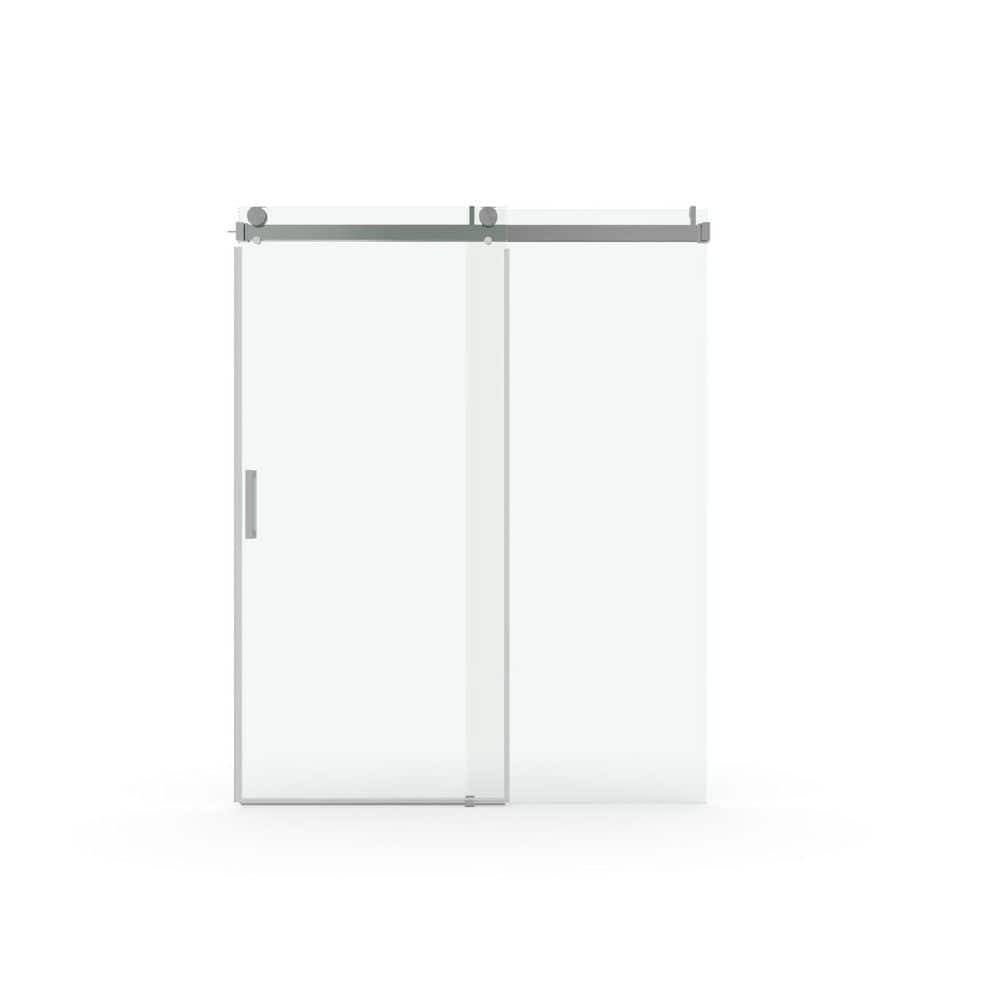 UPIKER Elan 60 in. W x 76 in. H Single Sliding Frameless Shower Door in ...