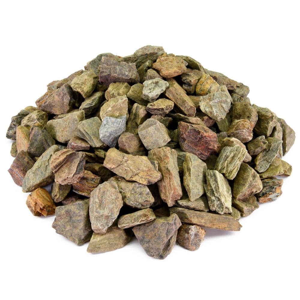 Yard Elements 0.25 cu. ft. 3/4 in. Barkwood Crushed Landscape Rock for ...