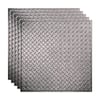Fasade Diamond Plate 2 ft. x 2 ft. Galvanized Steel Lay-In Vinyl ...