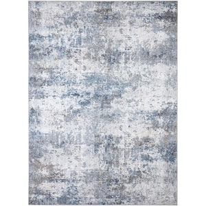 HaiiMeid Morning Gray 8 ft. x 10 ft. Modern Abstract Area Rug ...