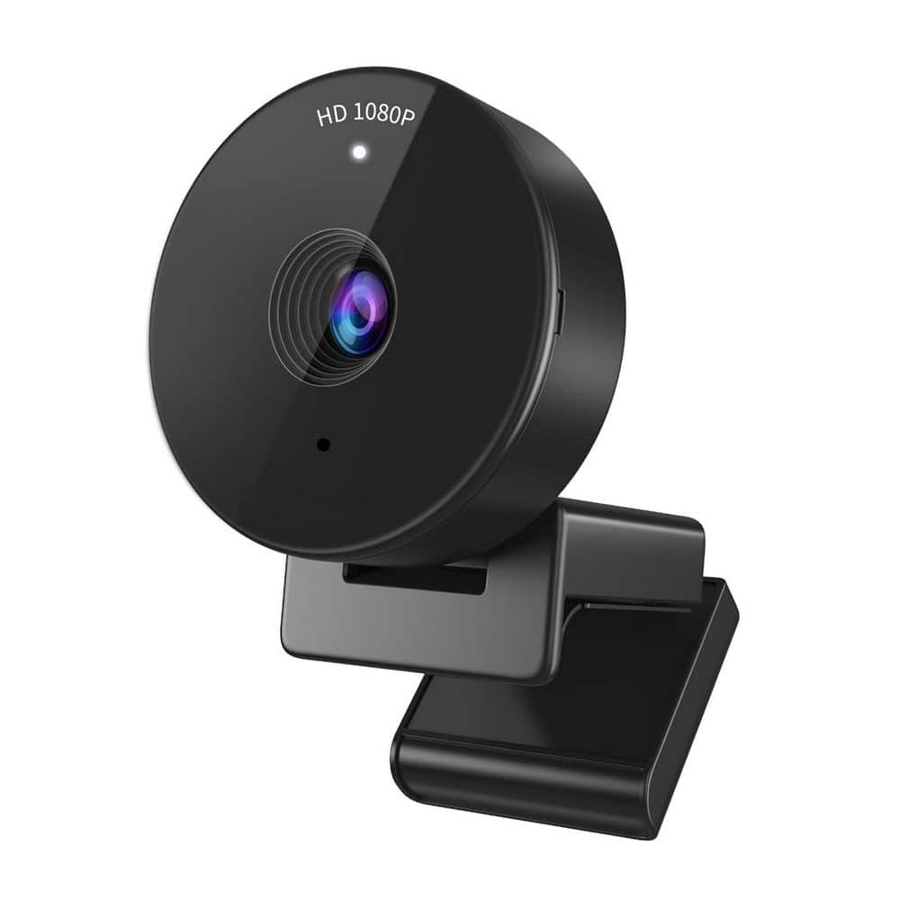 Vrbgify 1080P Webcam with Mic and Privacy Cover, Auto Light Correction ...