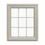JELD-WEN 35.5 in. x 35.5 in. V-4500 Series Desert Sand Vinyl Left ...