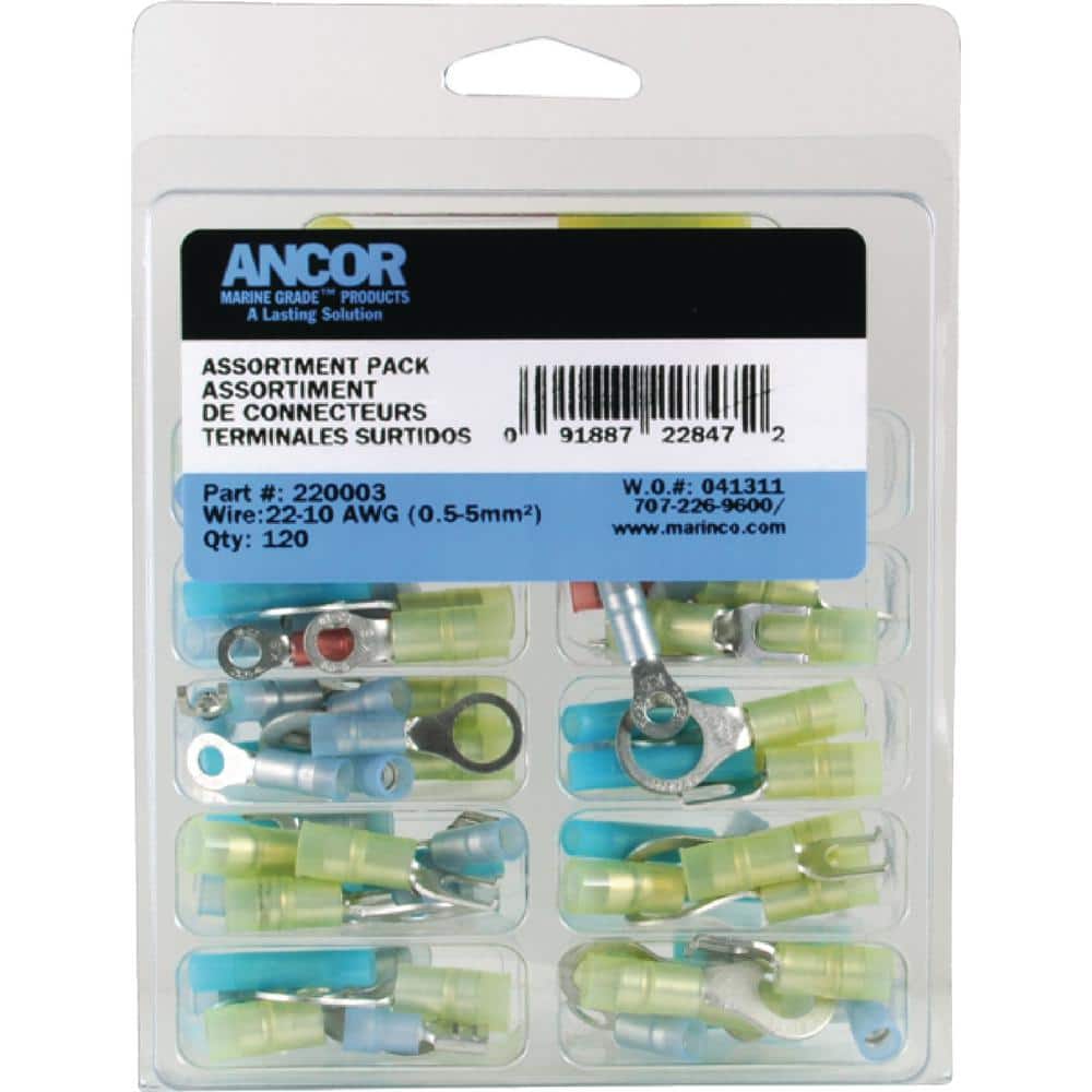 Ancor Premium Electrical Connector Kit, (120-Piece) 220003 - The Home Depot