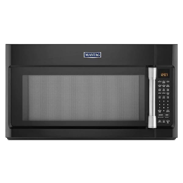 Maytag 1.9 cu. ft. Over the Range Convection Microwave in Black with ...
