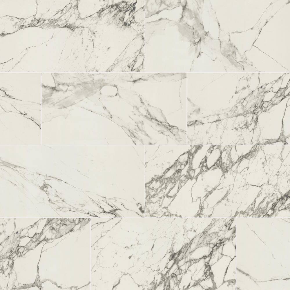 MSI Arctic Ravine 12 in. x 24 in. Polished Porcelain Floor and Wall ...