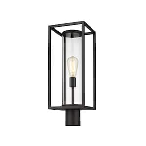 Portland 1-Light Black 14.38 Aluminum Hardwired Outdoor Weather ...