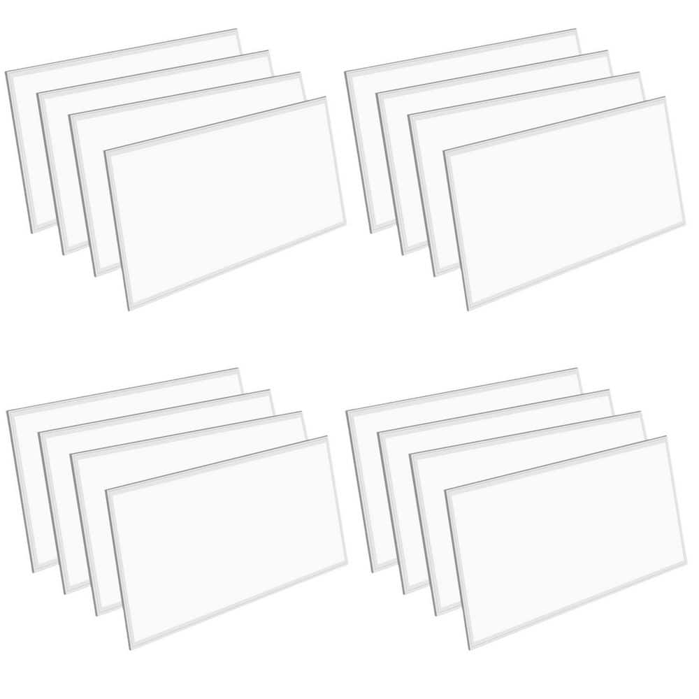 KOAOEIRS 2 ft. x 4 ft. 7800 Lumens Integrated LED Panel Light 5000K 2 x ...
