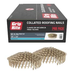 Grip-Rite 2-Pack 1-1/4 in. x 0.120 in. Gauge 15° Smooth Shank ...