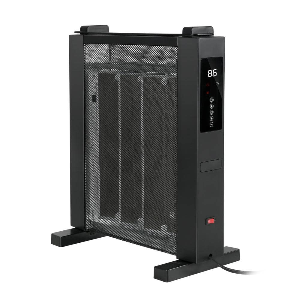 Edendirect 1500-Watt 24.8 in. Electric Compact Convection Black ...