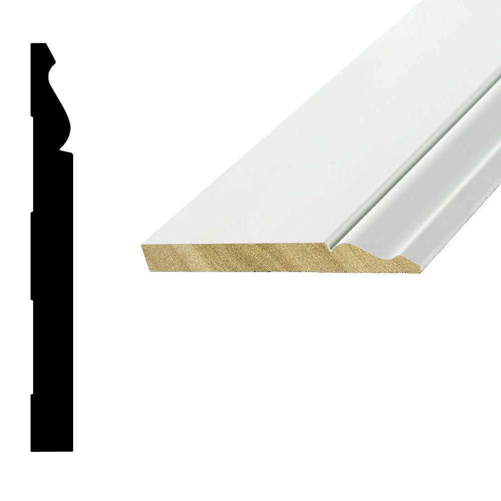 Woodgrain Millwork WM 163 E 9/16 in. x 5-1/4 in. x 96 in. Painted ...