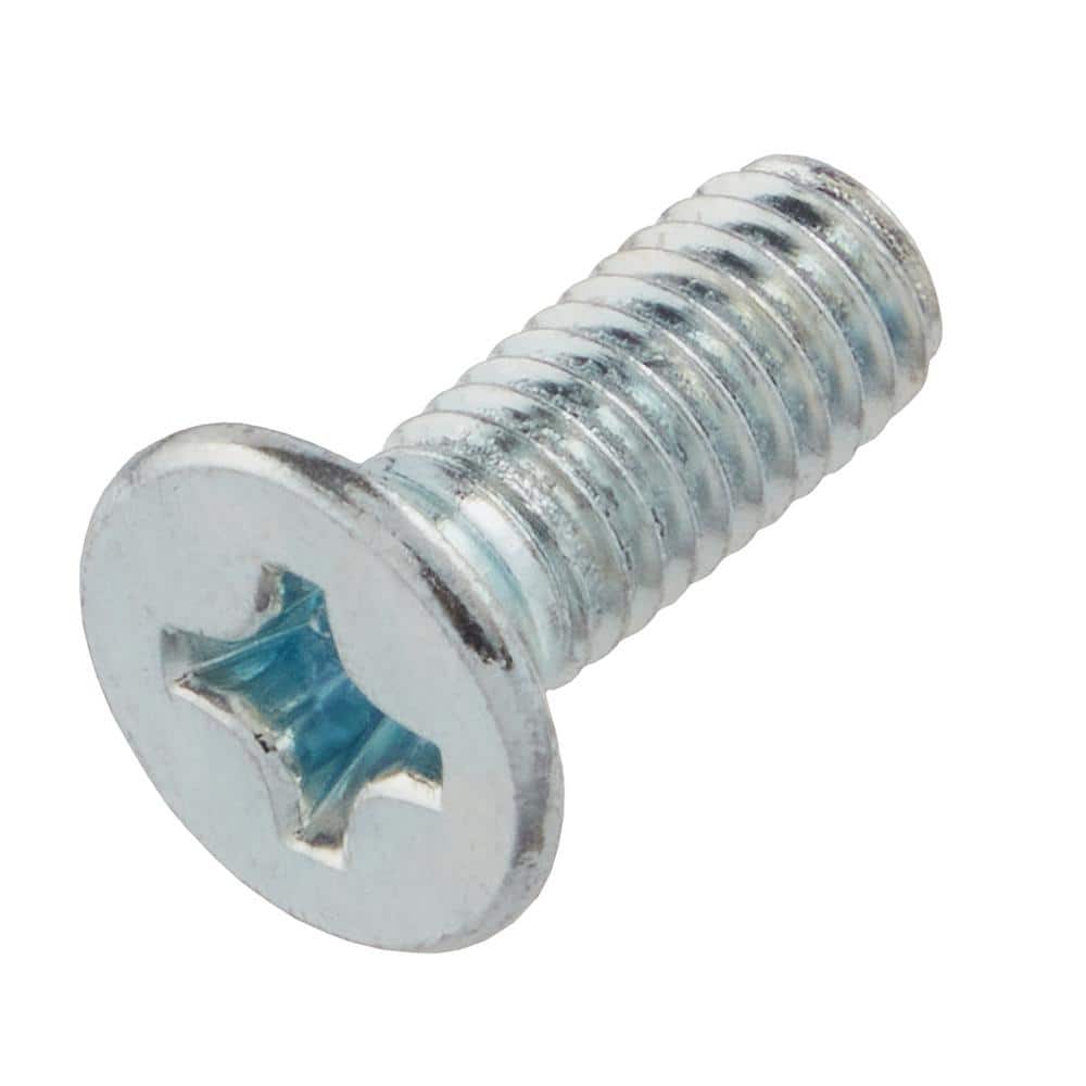 Everbilt M6-1.0x16mm Zinc Flat Head Phillips Drive Machine Screw 3 ...
