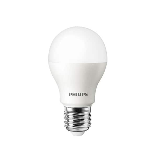 Philips 40-Watt Equivalent Bright White (3000K) A19 LED Light Bulb ...
