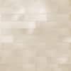 Merola Tile Coco Glossy Canvas Beige 2 in. x 5-7/8 in. Porcelain Wall ...