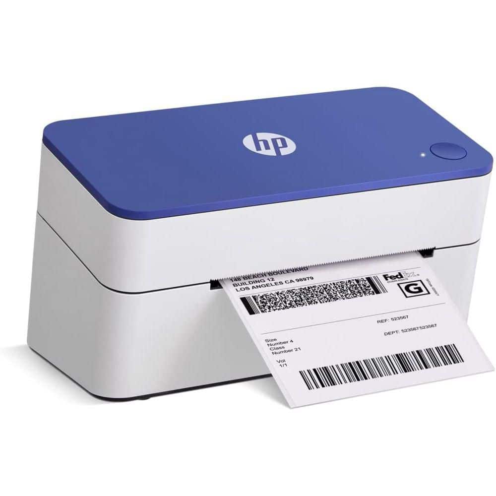 HP Thermal Label Printer 4 x 6 Compact Easy-To-Use High-Speed Label ...