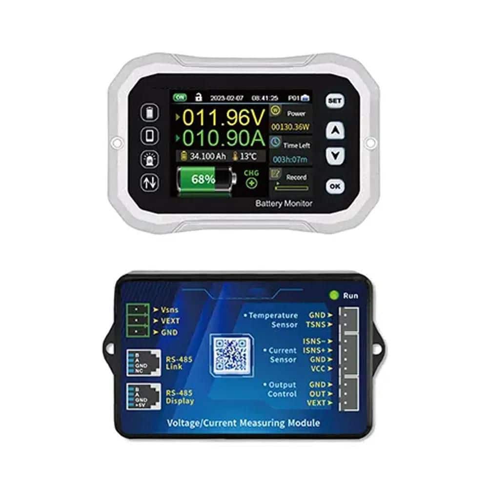 Lukyamzn 400 Amp 120-Volt DC Battery Monitor Tester with 2.4 in. Color ...