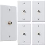 Newhouse Hardware White Decora Cable Insert For Decorator Wall Plates ...