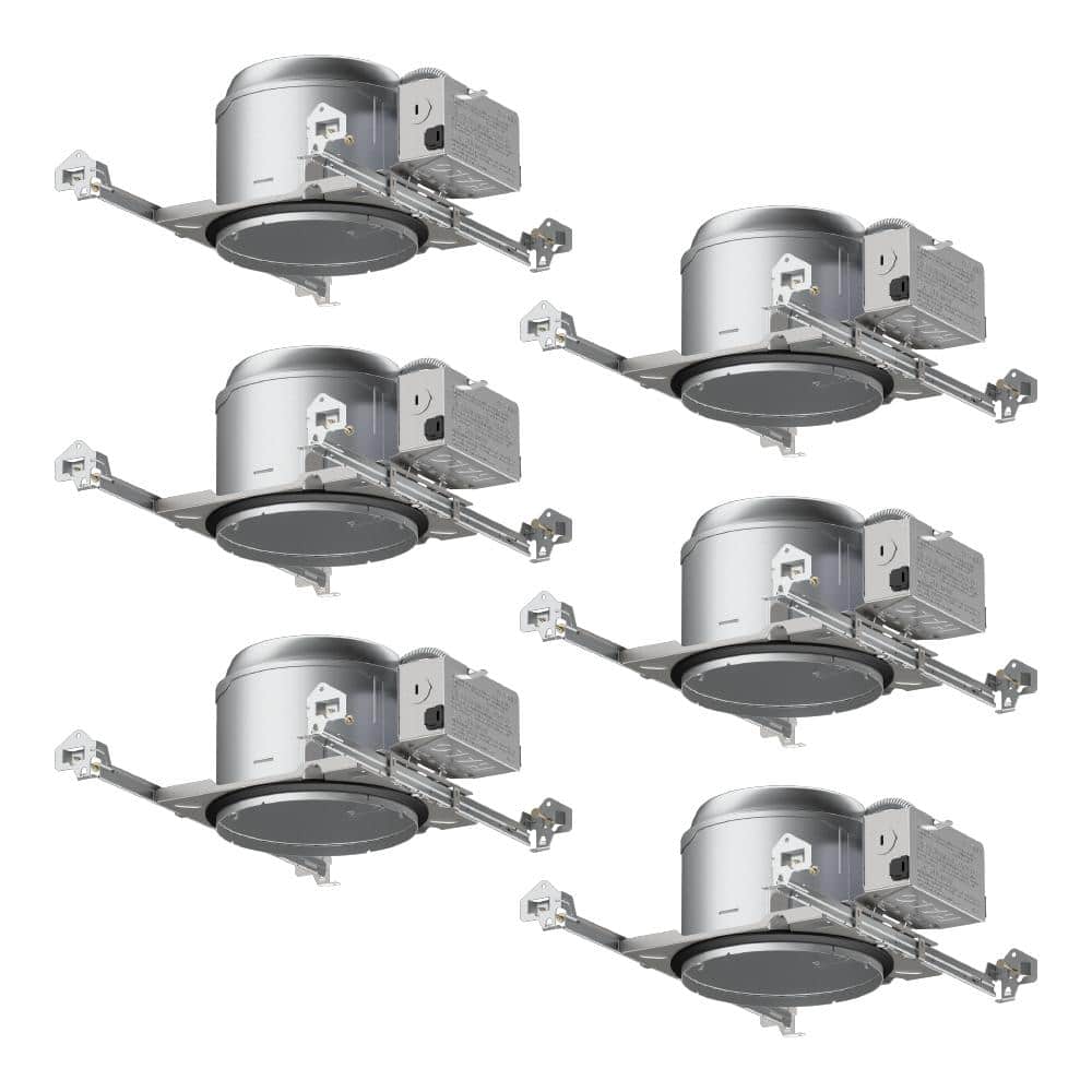 HALO E26 Series 6 in. Aluminum Lighting Shallow New Construction IC Air ...