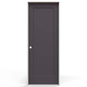 JELD-WEN 30 in. x 80 in. Madison 1 Panel Right-Handed Hollow Core Fresh ...