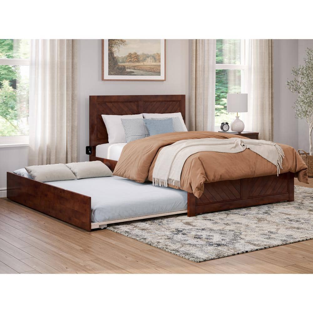 Have a question about AFI Canyon Walnut Brown Solid Wood Full Platform ...