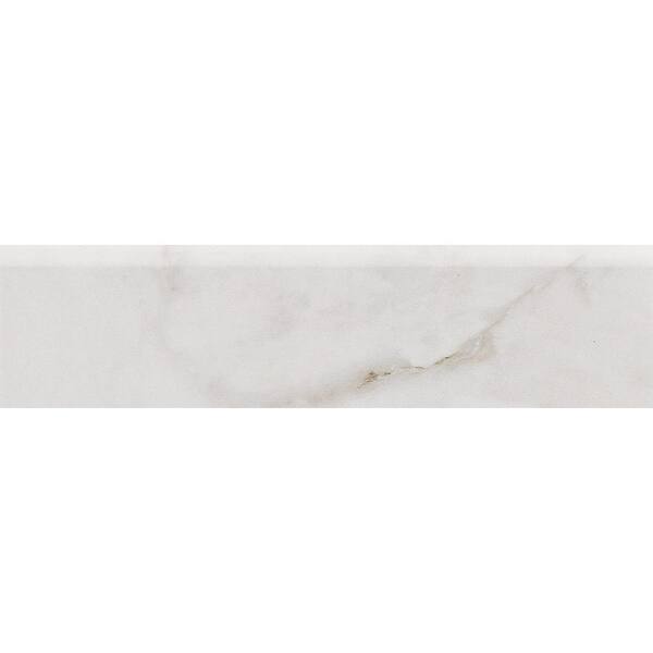 Florida Tile Home Collection Michelangelo Calacatta White 3 in. x 12 in ...