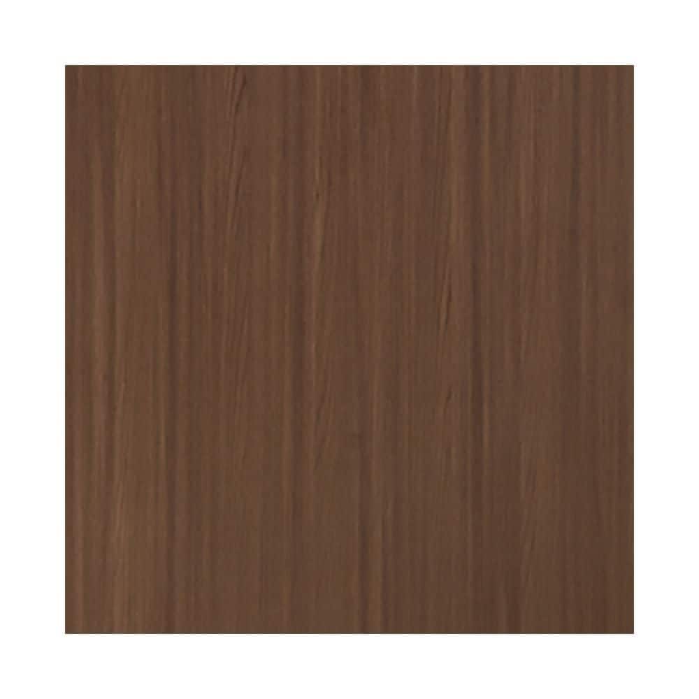 CALHOME 1/4 in. x 12 in. x 2 ft. Square Edge Walnut Finished Veneer MDF ...