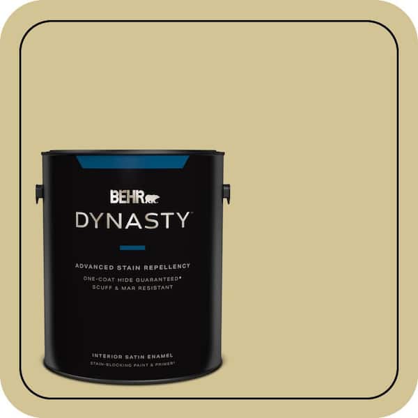 BEHR DYNASTY 1 gal. #M310-4 Almondine Satin Enamel Interior Stain ...