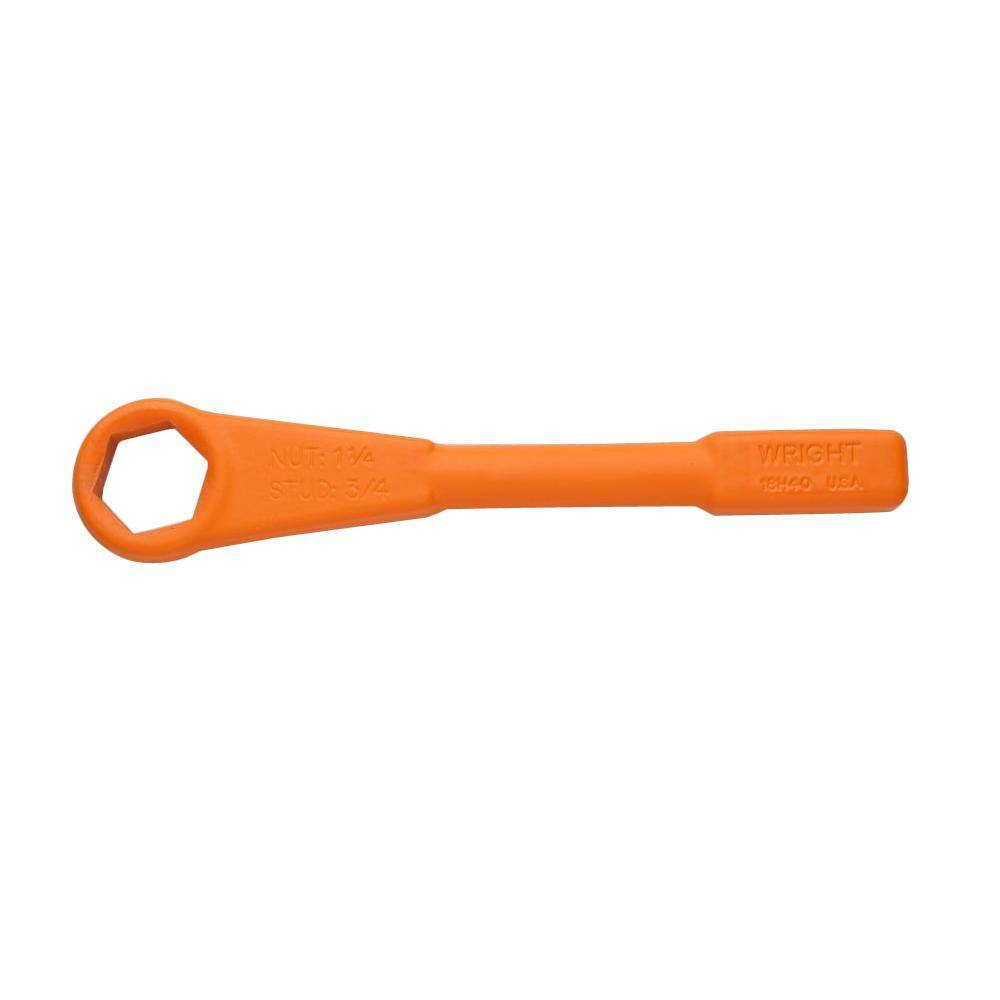 Wright Tool 6-Point Straight Handle Striking Face Box Wrench 18H40 ...