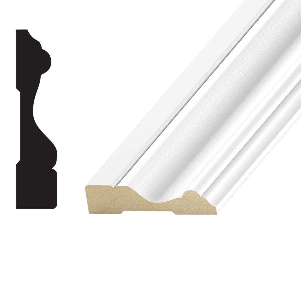 5/8 in. x 2-1/2 in. Primed MDF Casing MDF170A - The Home Depot