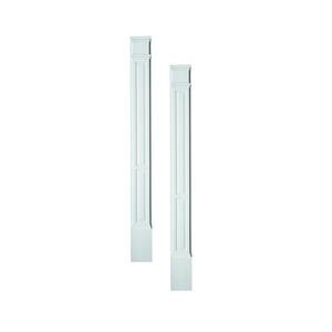 Fypon 1-1/4 in. x 5-1/4 in. x 90 in. Primed Polyurethane Fluted Economy ...