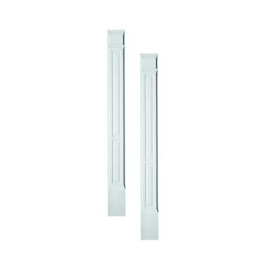 Fypon 1-5/8 in. x 5-1/4 in. x 90 in. Polyurethane Fluted Pilasters ...