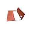 Gordon Cellar Door 53 in. x 74 in. H Primed Red Steel Cellar Door RD3 ...