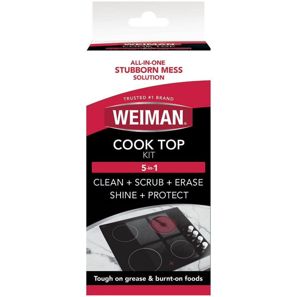 Weiman 2 oz. Glass Cook Top Cleaning Kit 98A - The Home Depot
