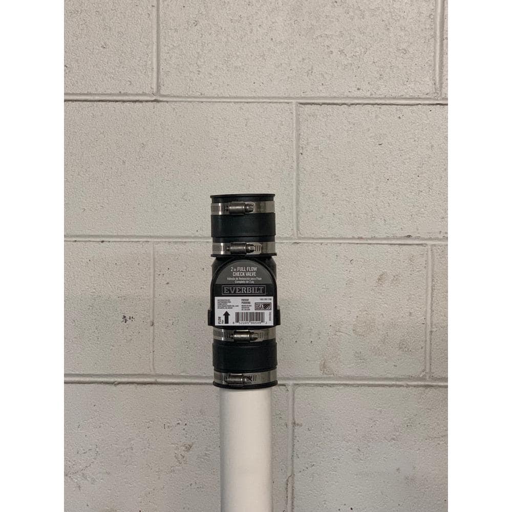 Buy 2 in. Sewage Check Valve with Flexible PVC Fittings Online at ...
