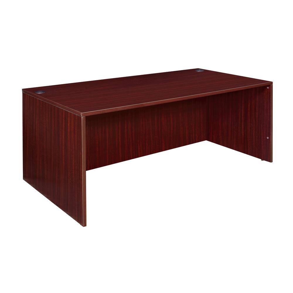Regency Legacy 71 in. Mahogany Desk Shell LDS7135MH - The Home Depot