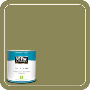 BEHR PREMIUM PLUS 1 gal. #S340-6 Fertile Green Semi-Gloss Enamel ...