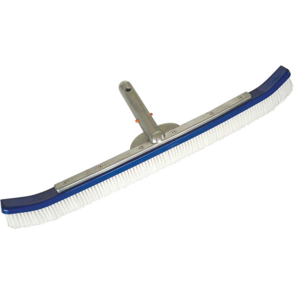 PoolStyle Deluxe 24 in. Metal Back Nylon Pool Brush PSL-40-0137 - The ...