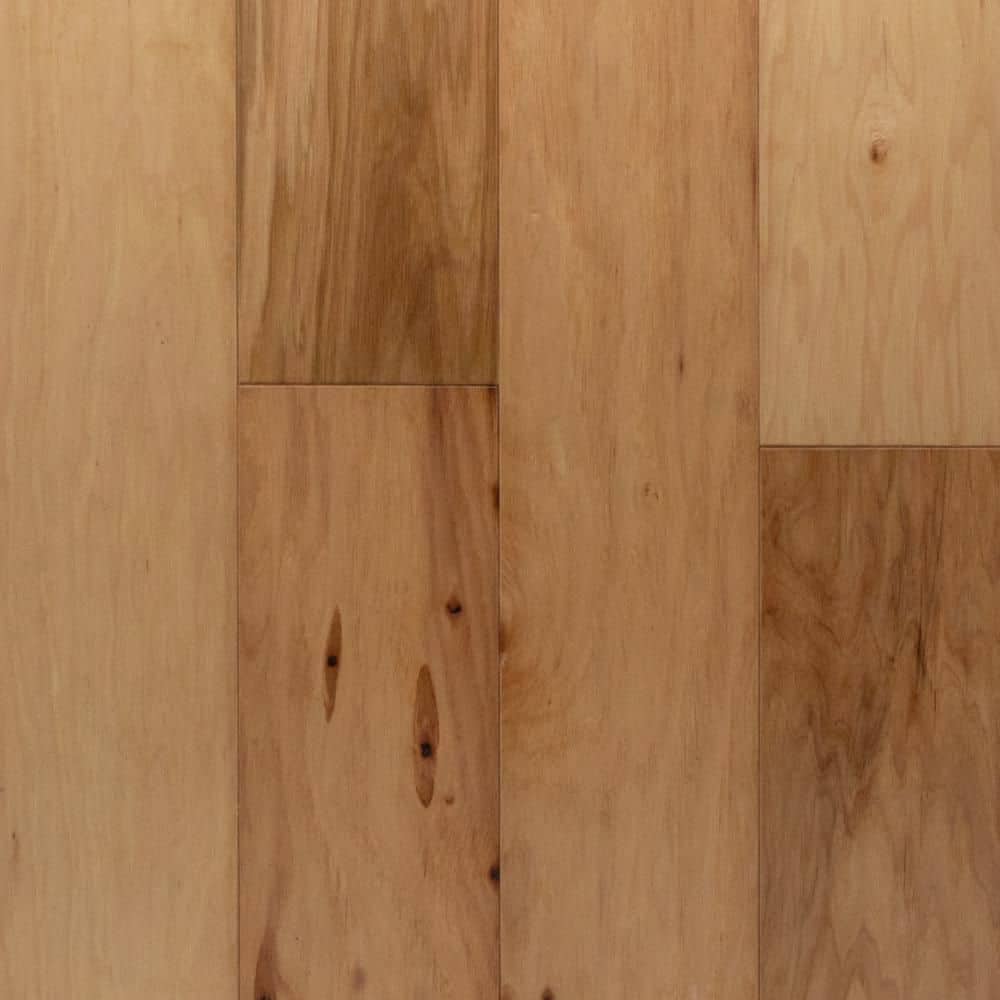Blue Ridge Hardwood Flooring Natural Hickory 3/8 in. T x 5 in. W Tongue ...