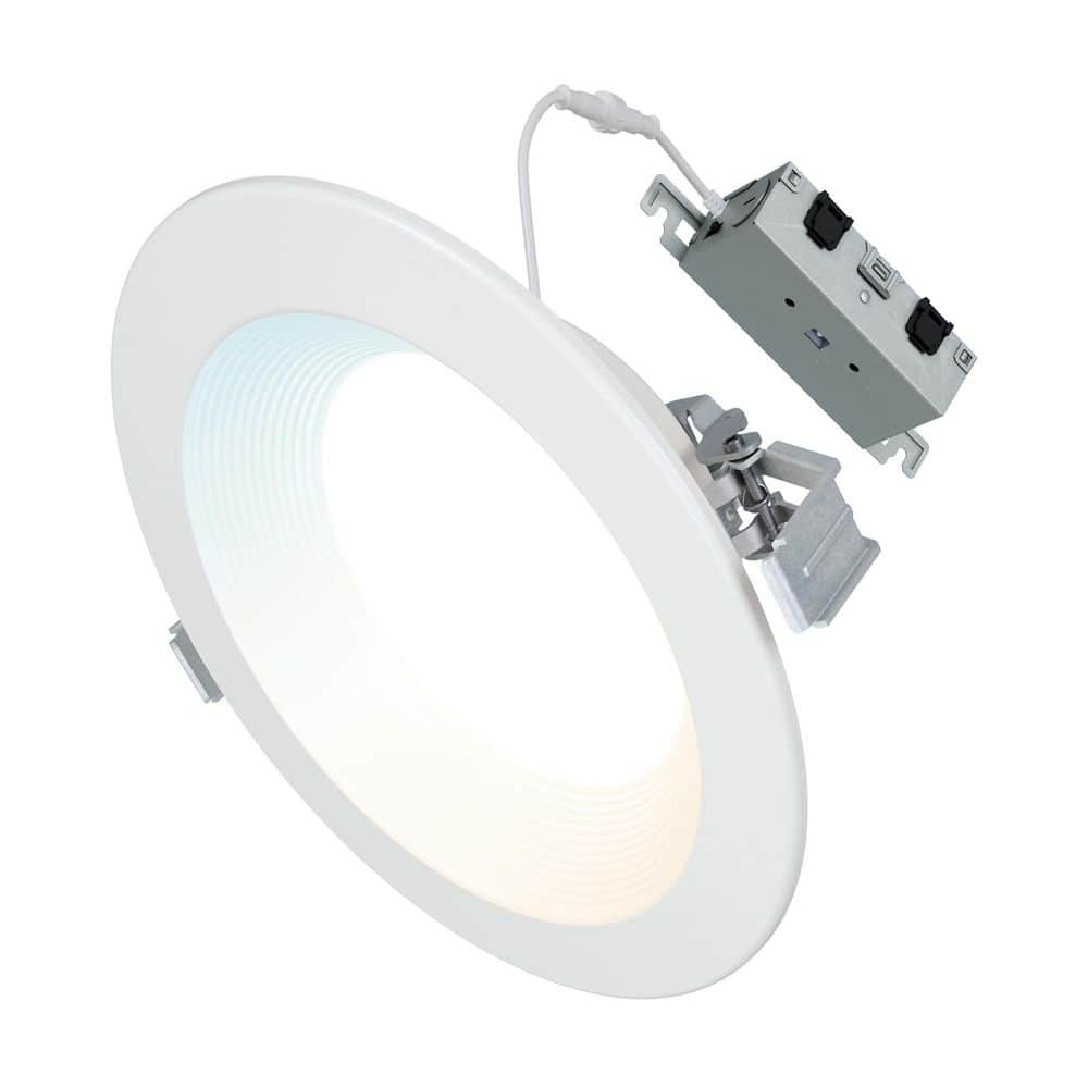 HALO RL 6 in. Adjustable Canless Recessed LED Downlight for New ...